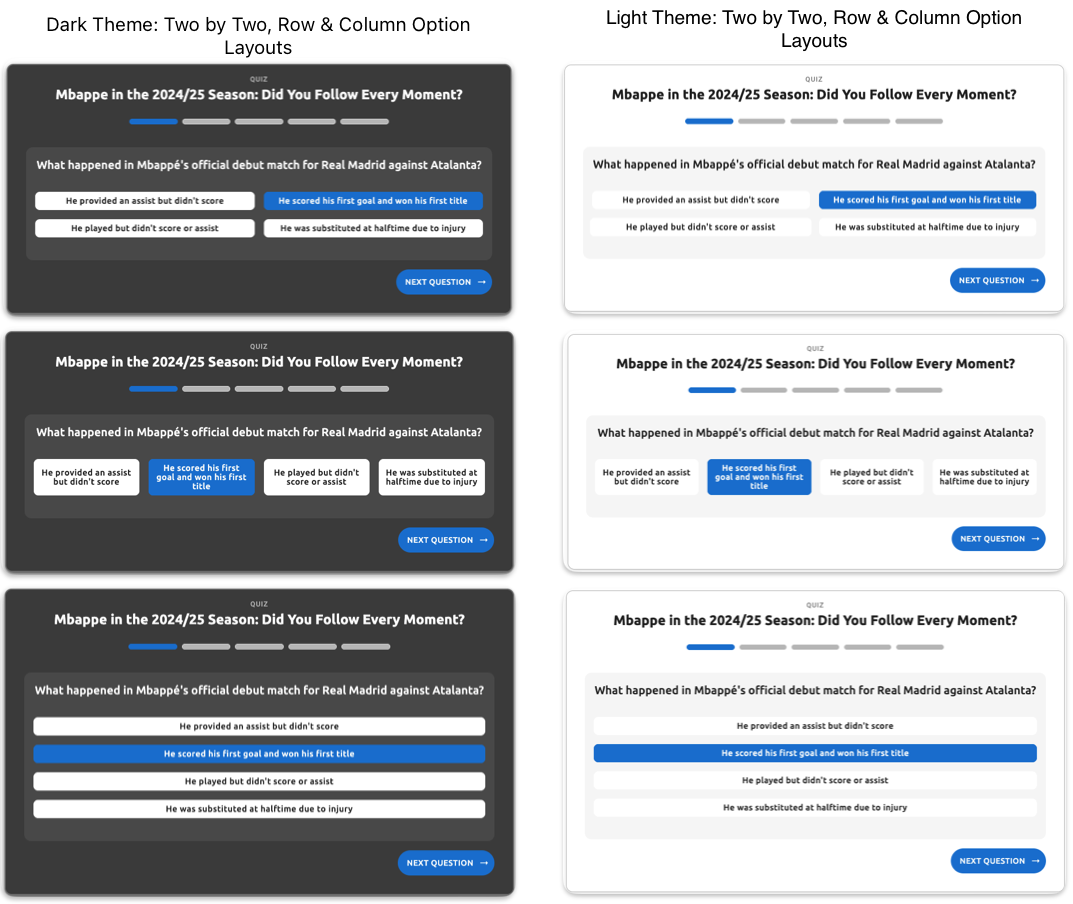 Classic Quiz Widget: The 3 Template Types Explained